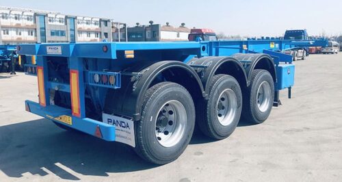 3 Axle 20FT Container Chassis Trailer - Panda Mech